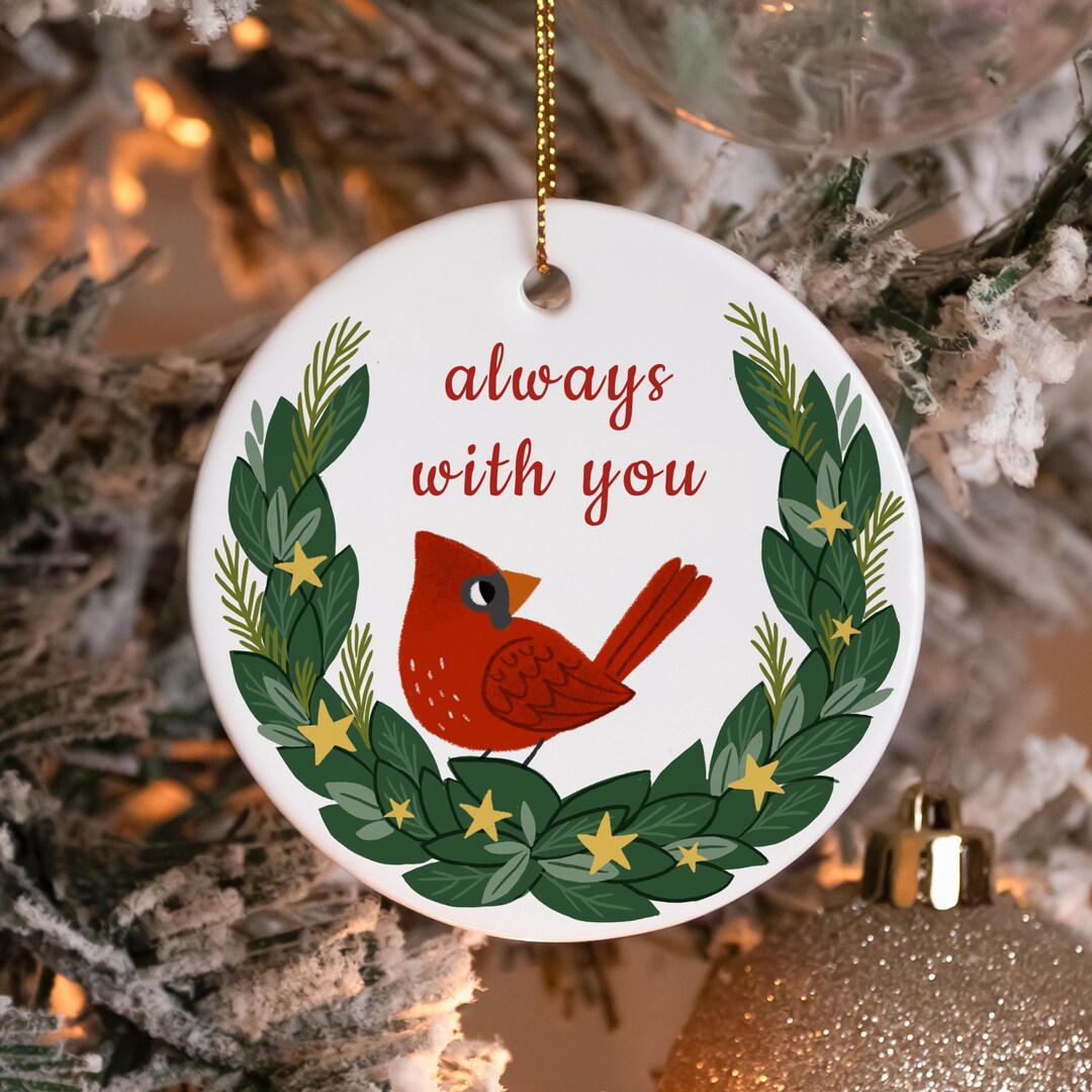 Cardinal Memory Ornament Sympathy Gift Cardinal Ornament Bereavement ...