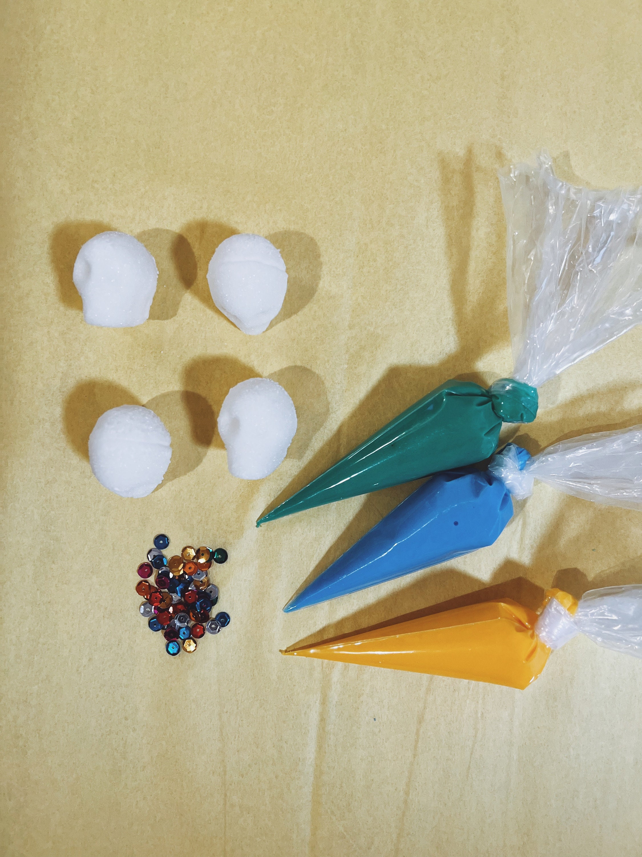 Mini Sugar Skull DIY Kit Kids Day of the Dead Sugar Skull - Etsy