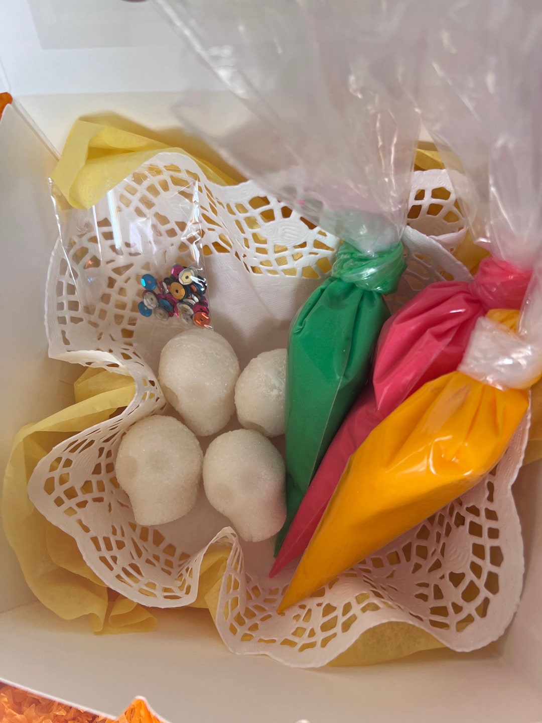 Mini Sugar Skull DIY Kit Kids Day of the Dead Sugar Skull - Etsy