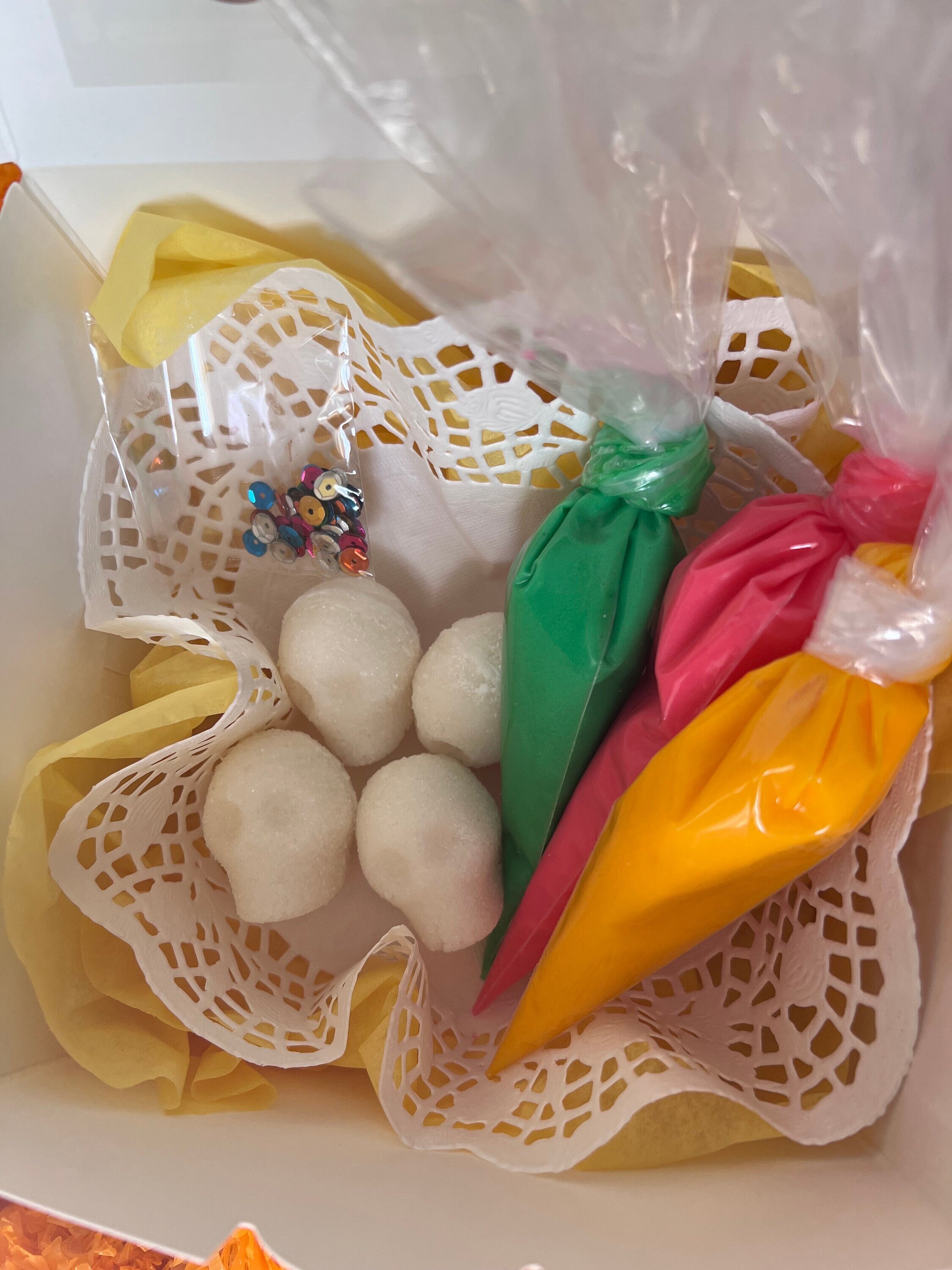 Mini Sugar Skull DIY Kit Kids Day of the Dead Sugar Skull - Etsy