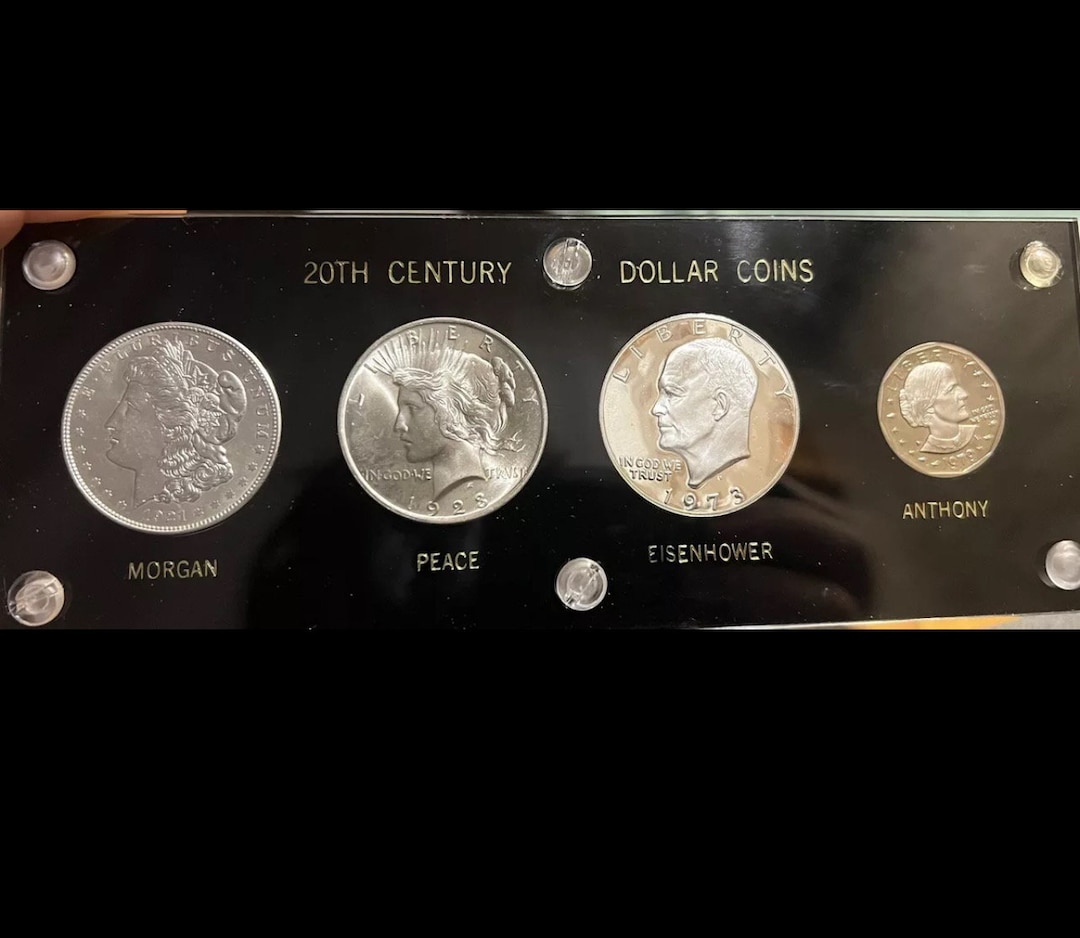 20th Century US Silver Dollar Coins Collection USA Coin Collection With ...