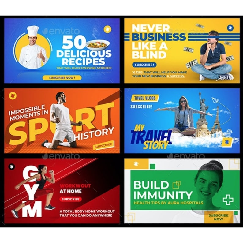 50 Best Youtube Thumbnail PSD Files - Editable, Time-saving, Jaw ...