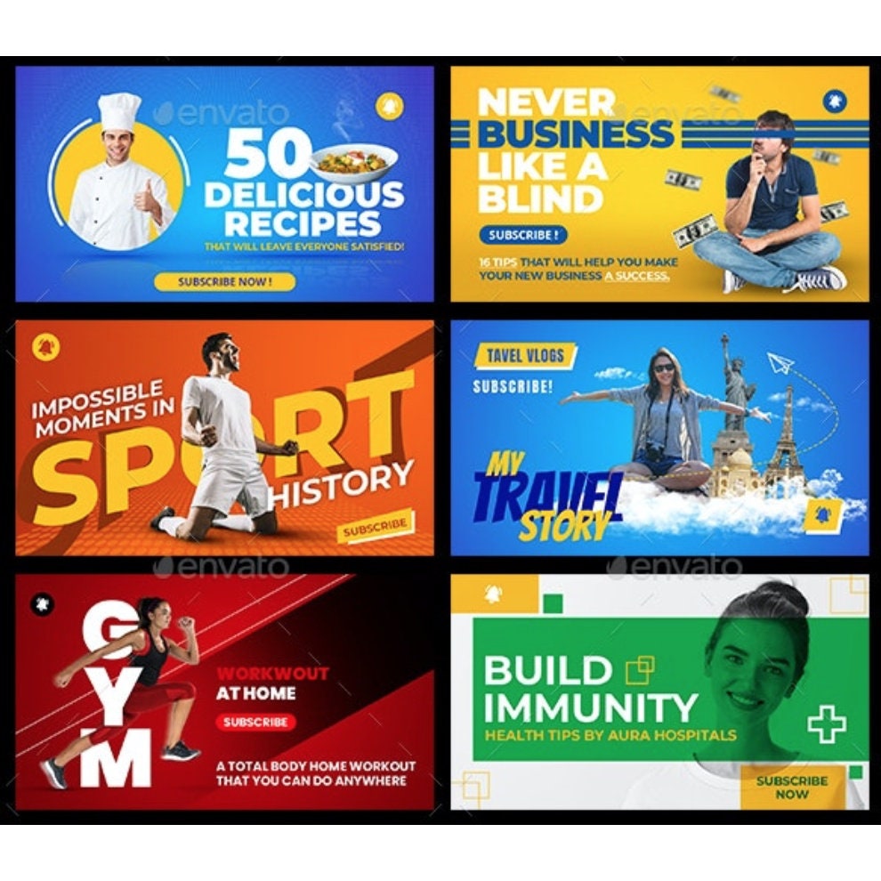 50 Best Youtube Thumbnail PSD Files - Editable, Time-saving, Jaw ...