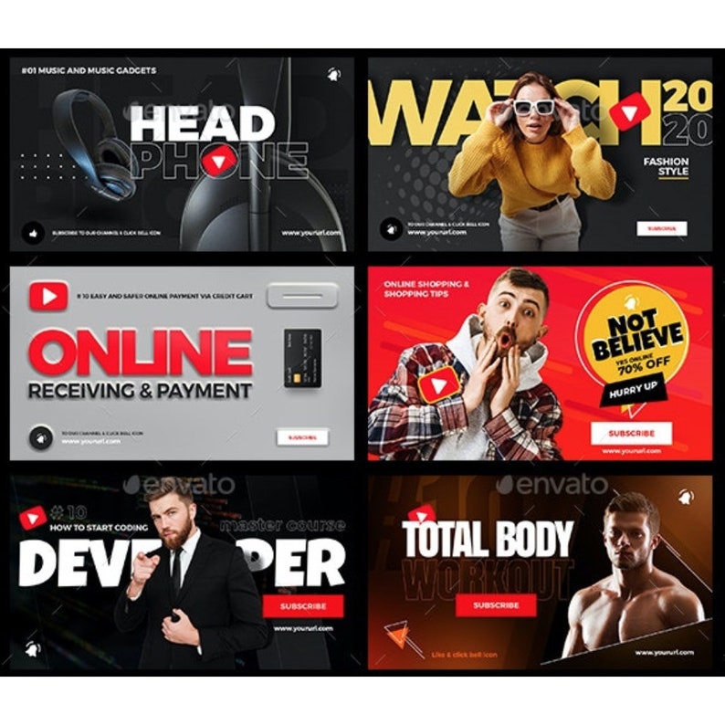 50 Best Youtube Thumbnail PSD Files - Editable, Time-saving, Jaw ...