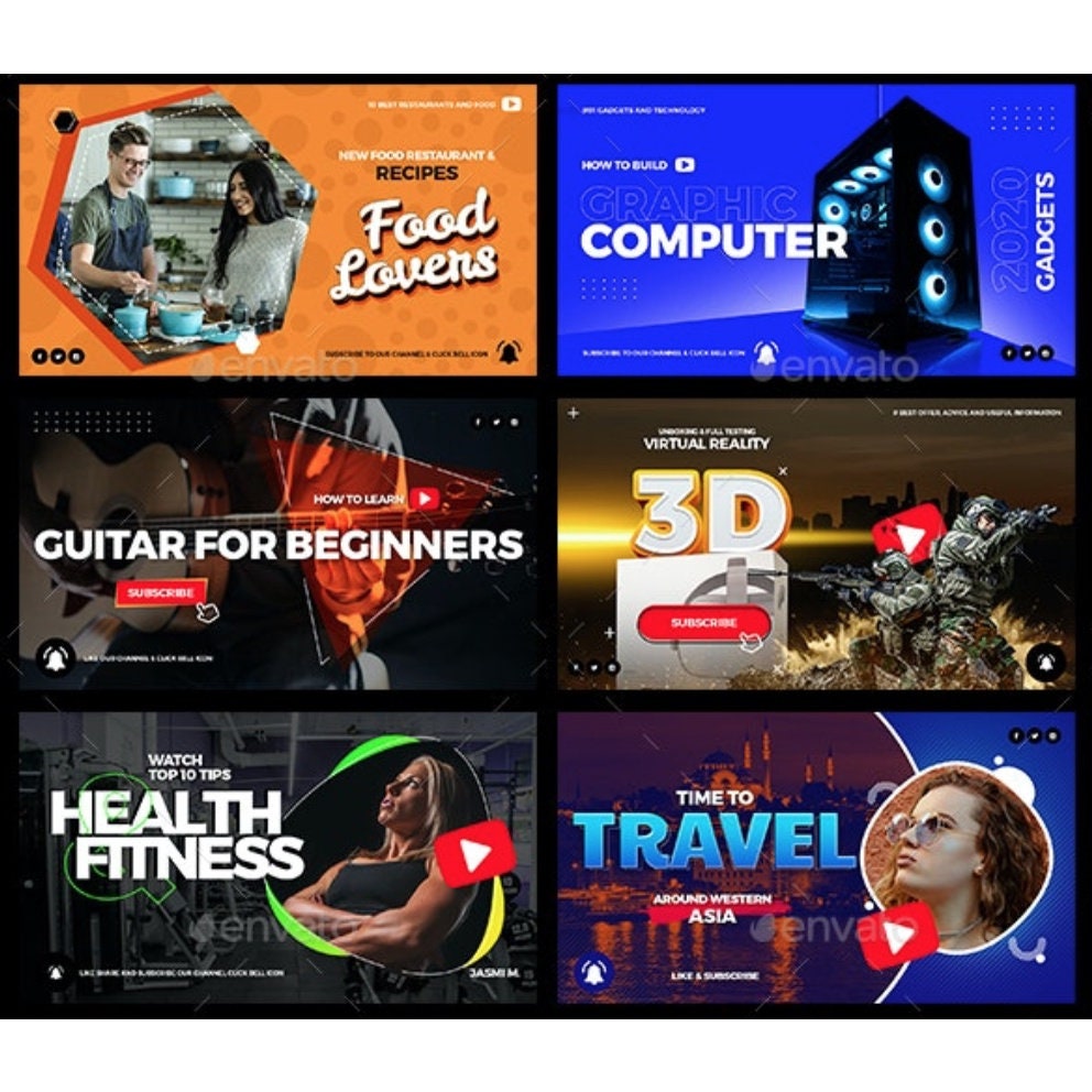 50 Best Youtube Thumbnail PSD Files - Editable, Time-saving, Jaw ...