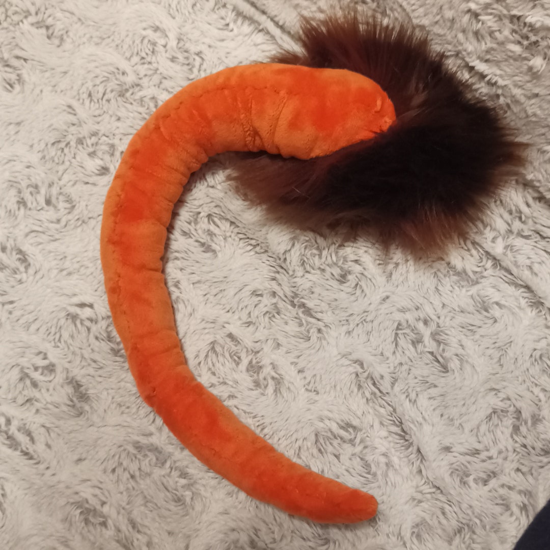 Orange and Brown Rat Fursuit Tail - Etsy