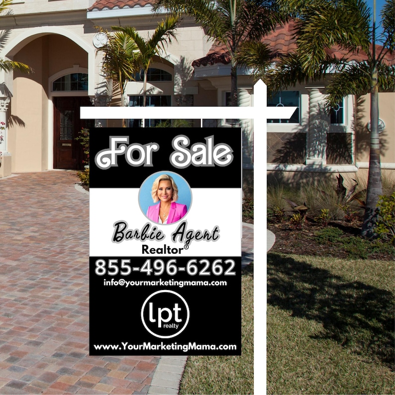 Real Estate Dream House Yard Sign Template: Realtor Marketing (digital ...