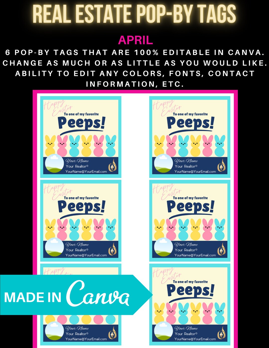 April Real Estate Pop by Tag | Holiday Pop by Tags | Real Estate ...