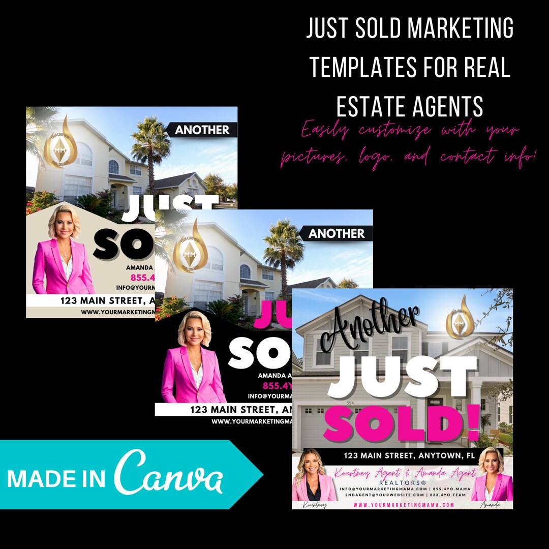 Just Sold | Real Estate Social Media Template | Real Estate Social ...