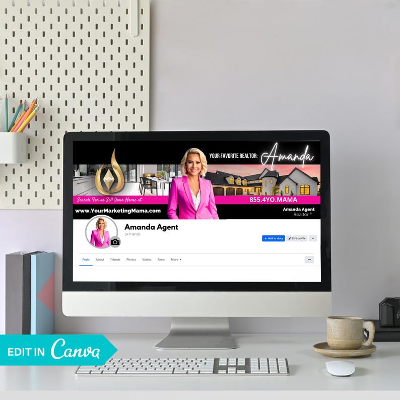 Real Estate Facebook Cover Template: Agent & Lender Marketing (digital ...