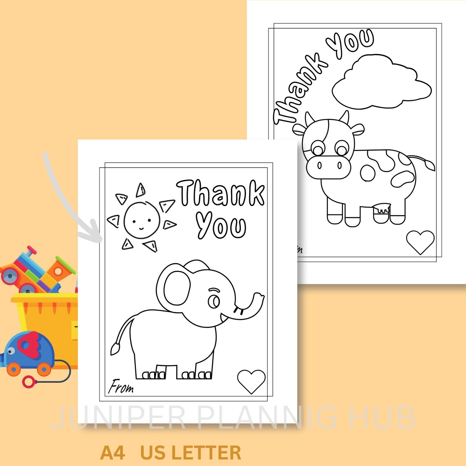 Printable Thank You Note Coloring,doctor Appreciation Printable, 2 ...