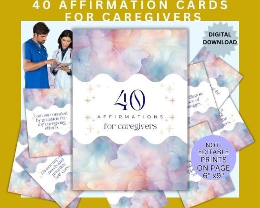 Printable Affirmation Cards, Positivity Gift for A Graduate Nurse ...