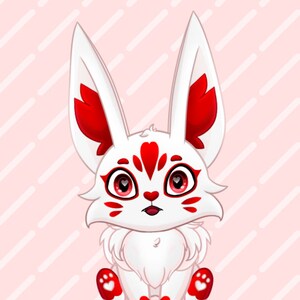 Kitsune | Premade Vtuber Model - Live2d - Etsy