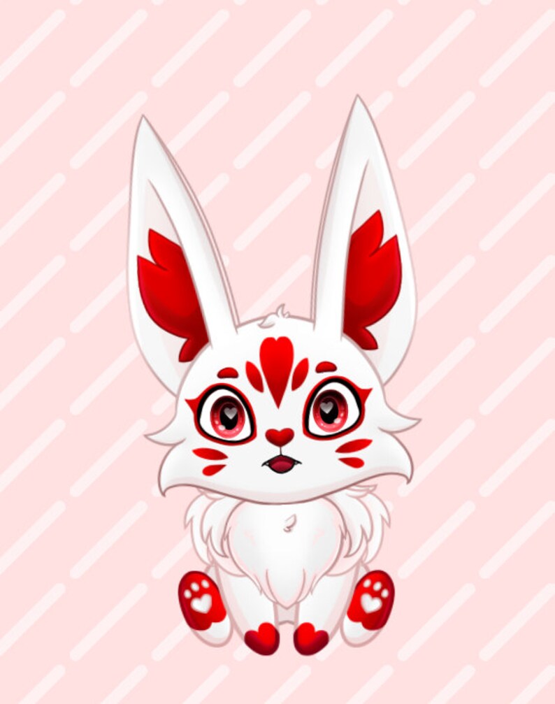 Kitsune | Premade Vtuber Model - Live2d - Etsy