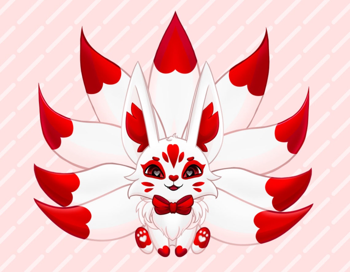 Kitsune | Premade Vtuber Model - Live2d - Etsy