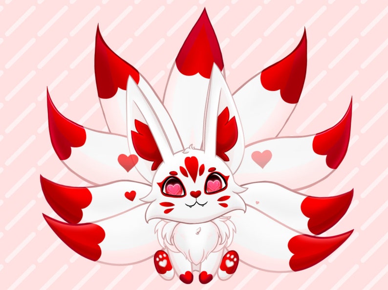 Kitsune | Premade Vtuber Model - Live2d - Etsy