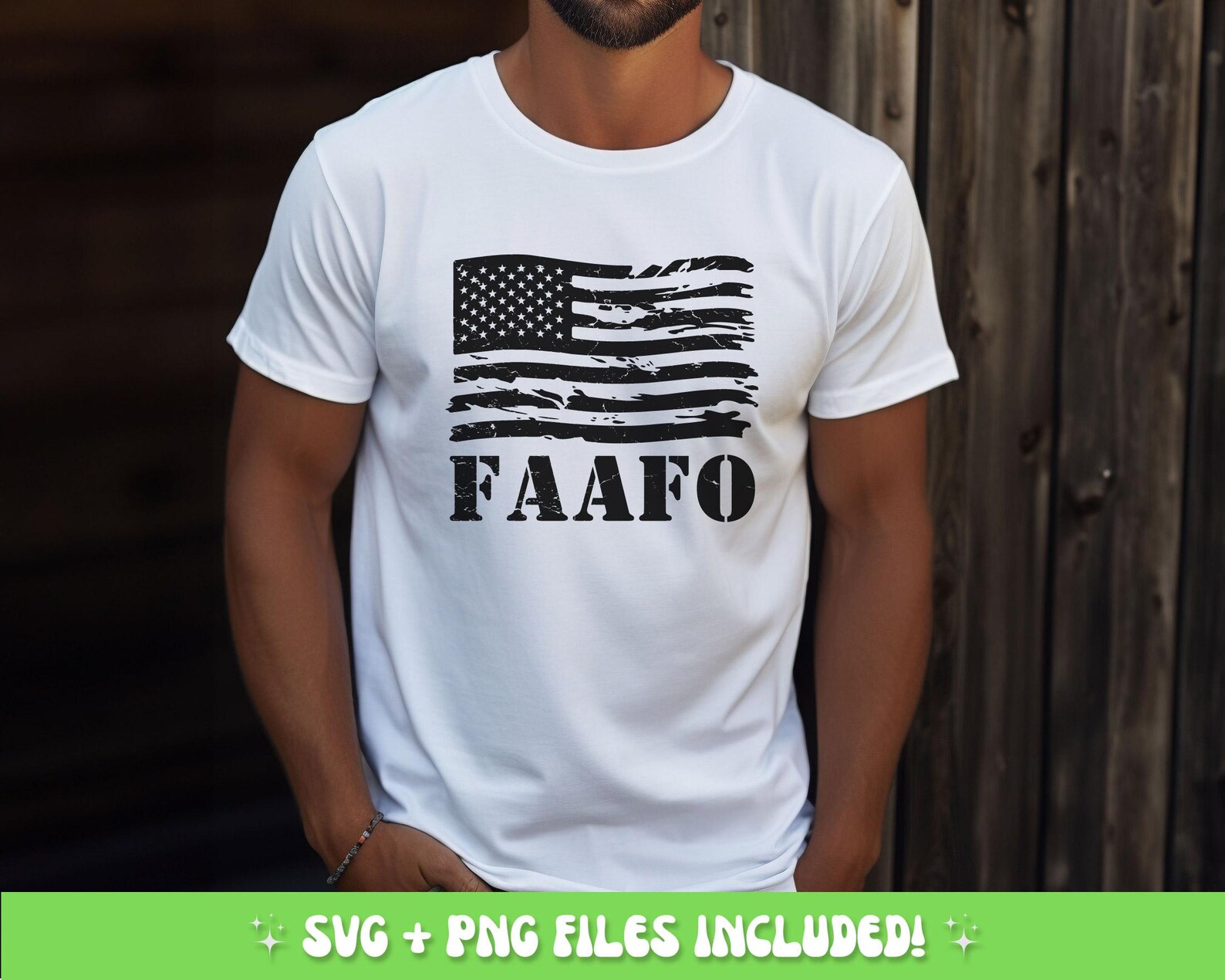 FAAFO Distressed American Flag SVG PNG: 2nd Amendment Patriotic Cut ...