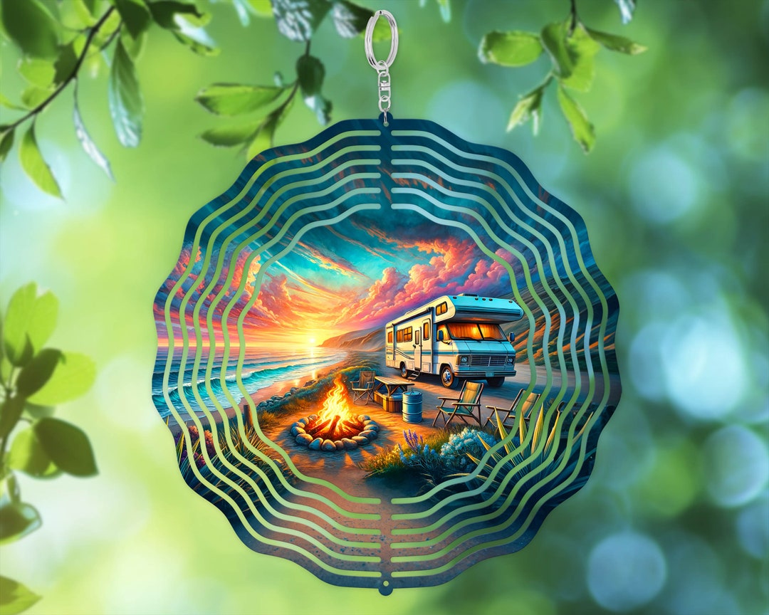 RV Camping Wind Spinner PNG Sublimation Design Template, Life is Better ...