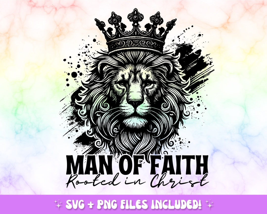 Man of Faith SVG PNG, Man of God, Faith Svg, Jesus Svg, Christian Svg ...