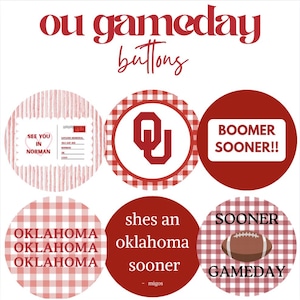 OU Gameday Pins - Etsy