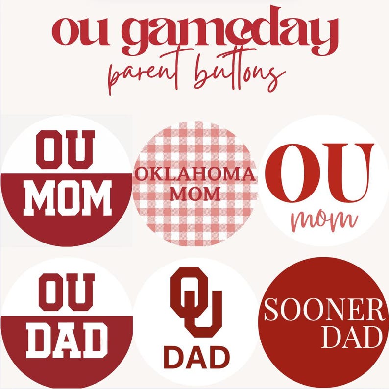 OU Parents Pins - Etsy