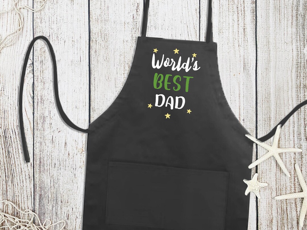 World's Best Dad Apron, Dad's Birthday or Father's Day, BBQ Gift - Etsy