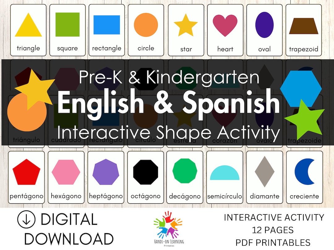 Printable Preschool Shape Activity, Montessori Shape Worksheet ...