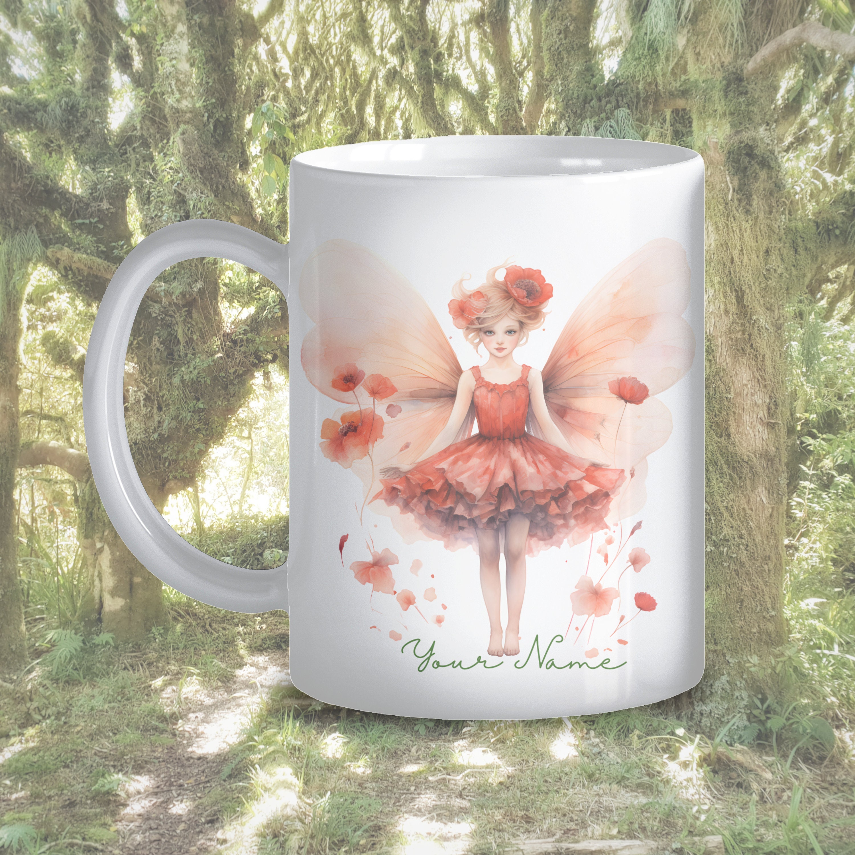 Personalized August Birth Month Fairy Mug 11oz for Mother's Day, Birth ...