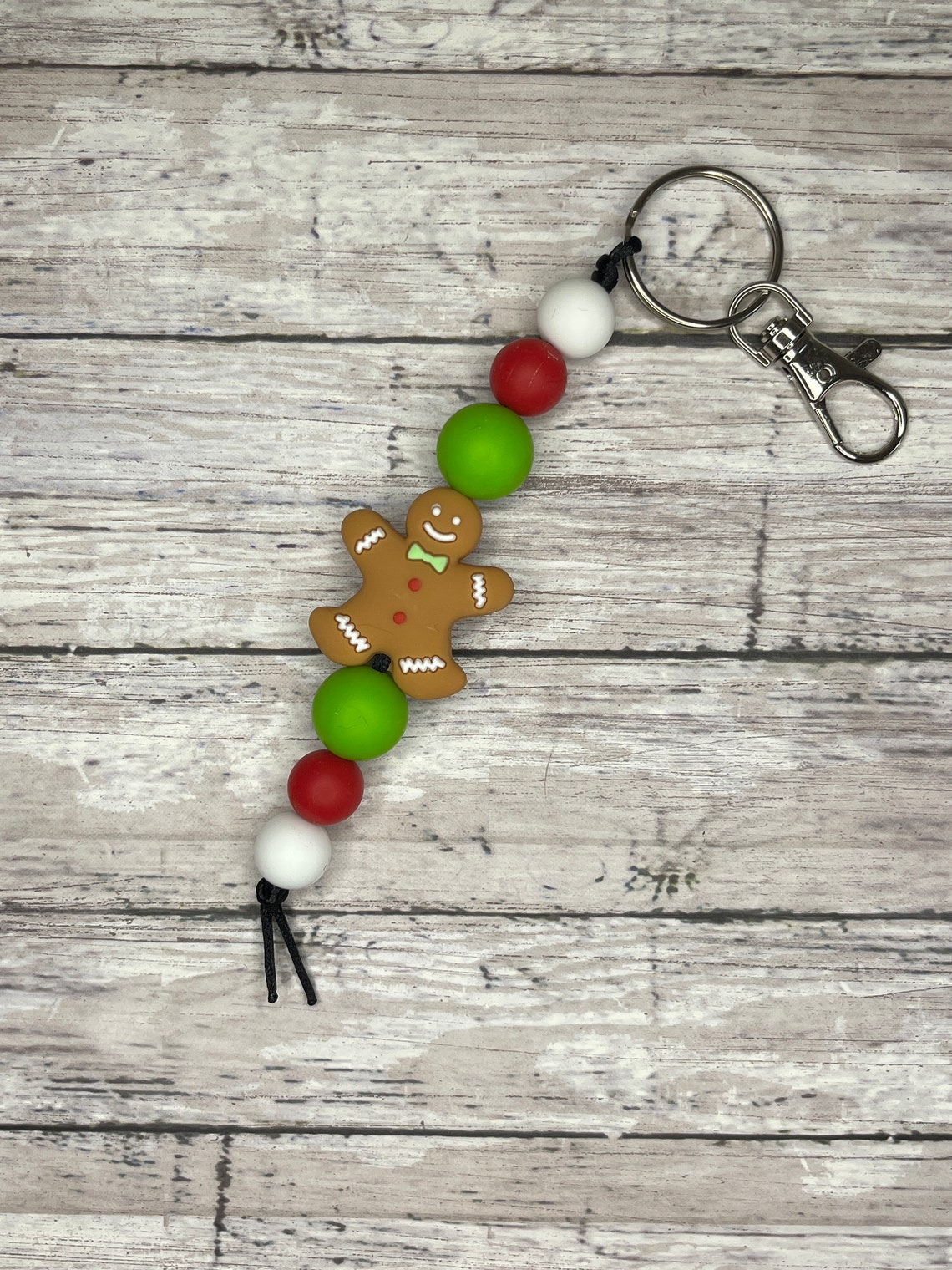 Christmas Keychain Gingerbread Man Keychain Christmas Tree Keychain ...
