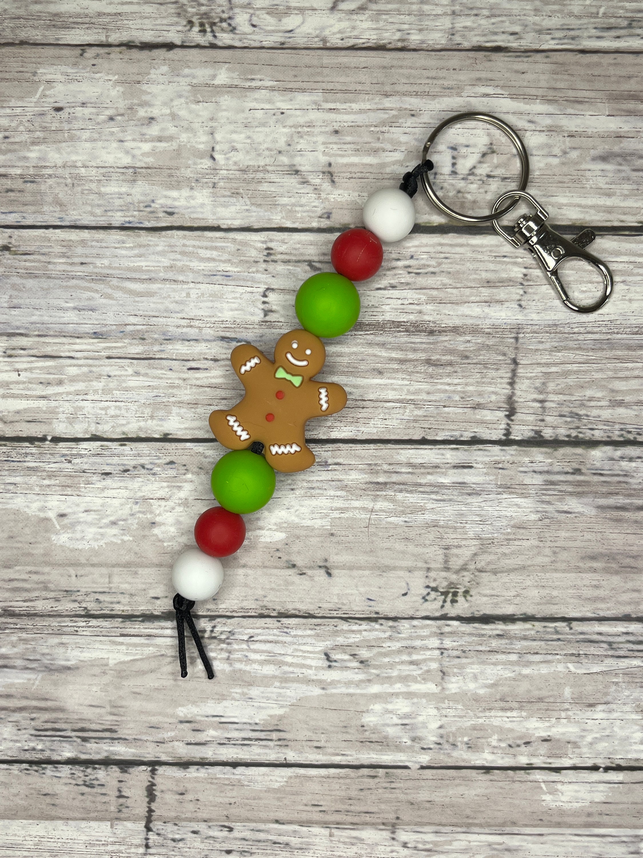 Christmas Keychain Gingerbread Man Keychain Christmas Tree Keychain ...
