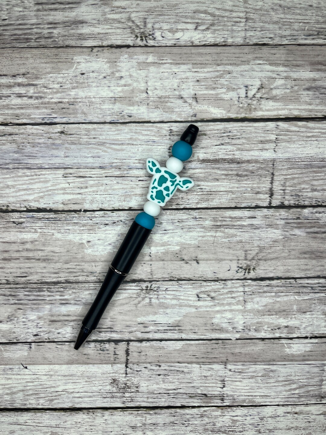 Teal Cow Pen Cow Pen Western Pen Western Chic Pen - Etsy