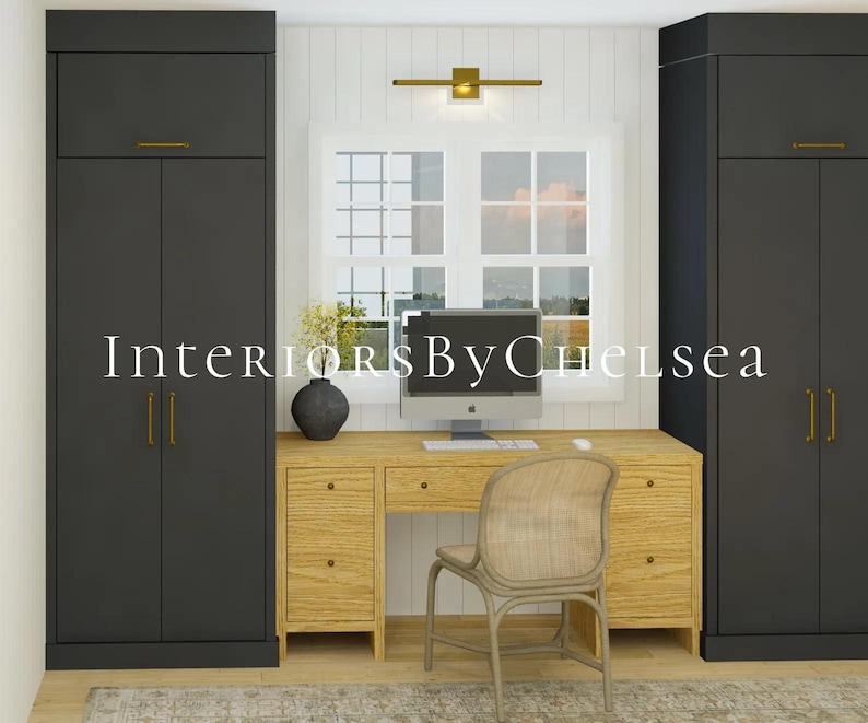 Custom Office Interior Design, Office 3D Render Realistic, Office ...