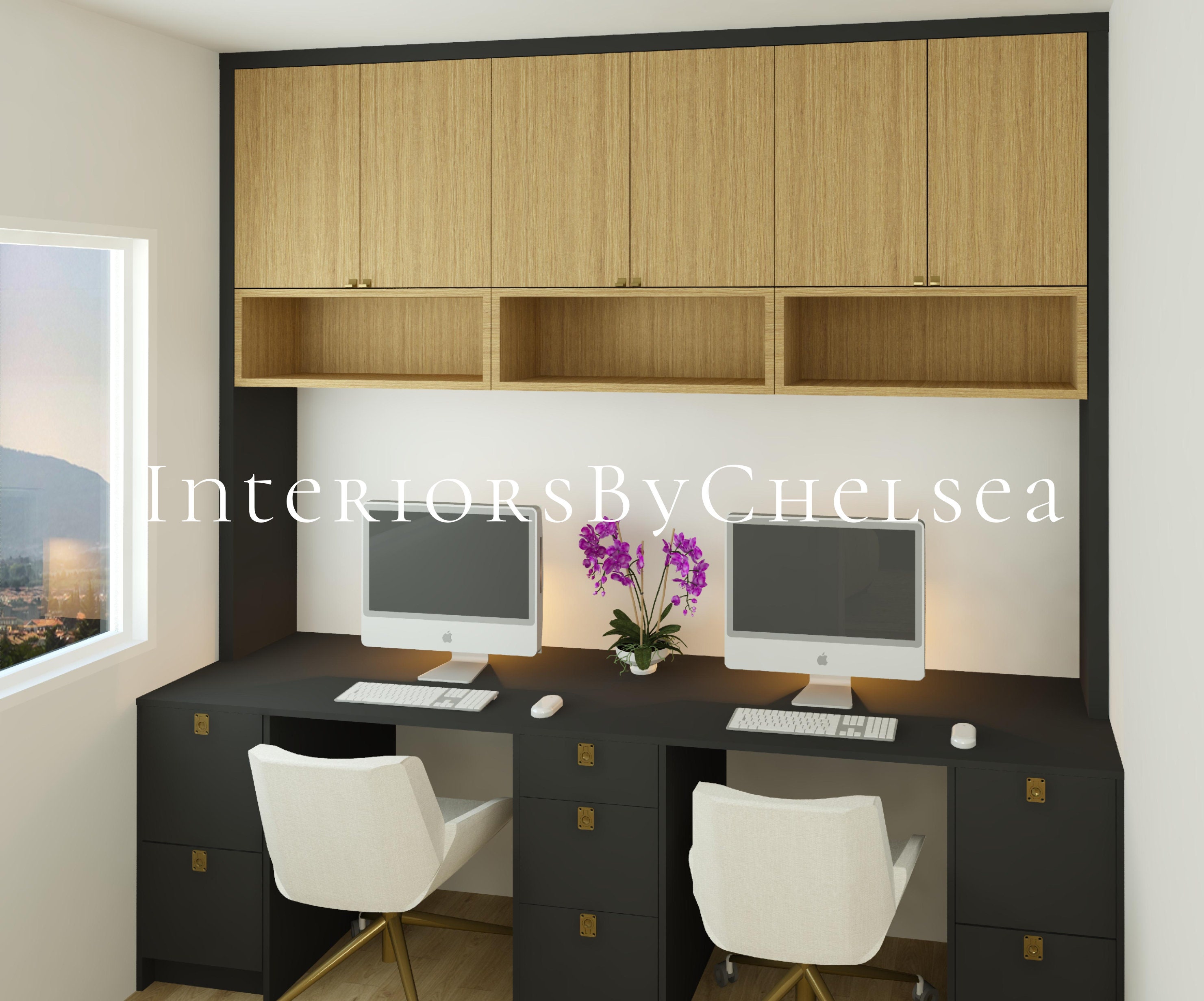 Custom Office Interior Design, Office 3D Render Realistic, Office ...