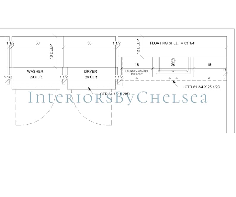 Laundry Room Add On, Custom Laundry Room Floor Plan Layout, Laundry ...