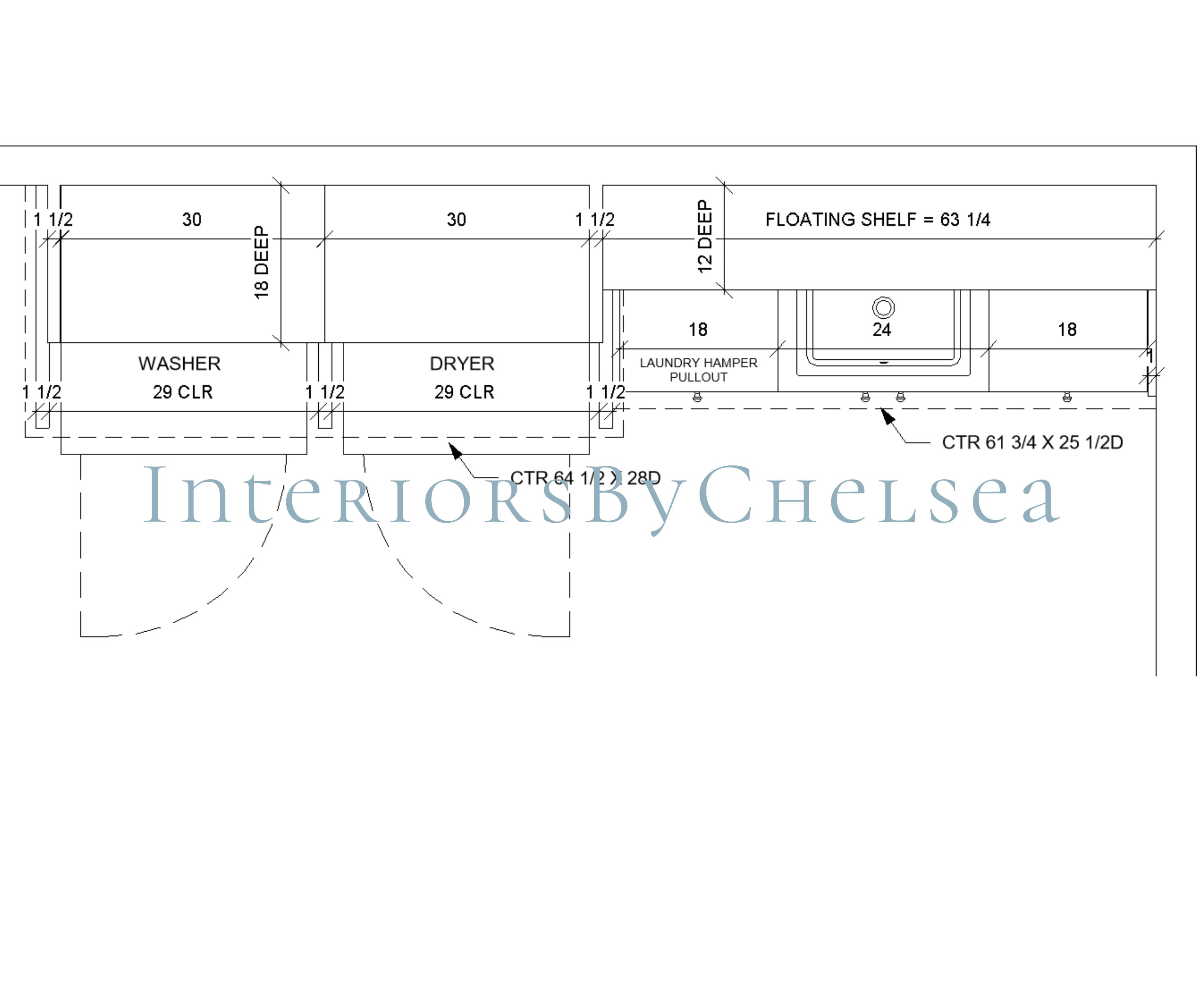 Laundry Room Add On, Custom Laundry Room Floor Plan Layout, Laundry ...