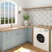 Custom Laundry Room Interior Design, Laundry 3D Render Realistic ...