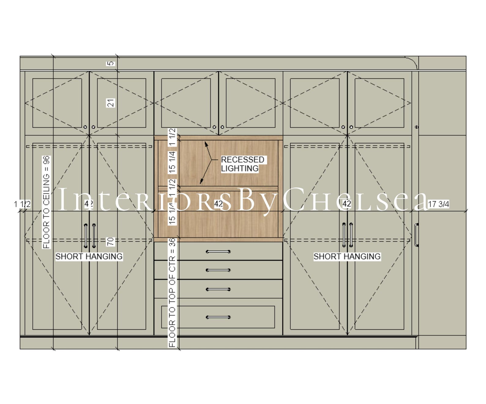 Closet Add On, Custom Closet Floor Plan Layout, Closet Remodel, Closet ...