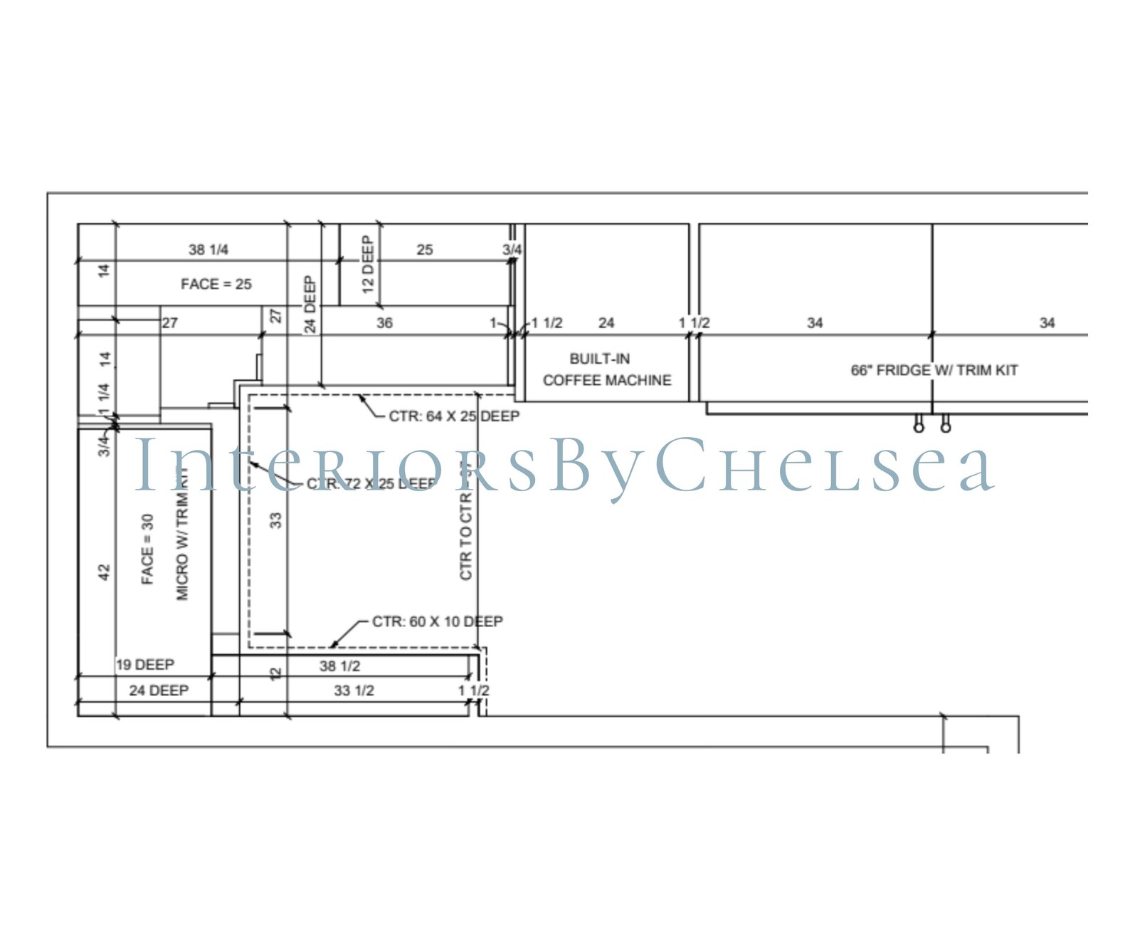 Pantry Add On, Custom Pantry Floor Plan Layout, Detail Drawing, Custom ...