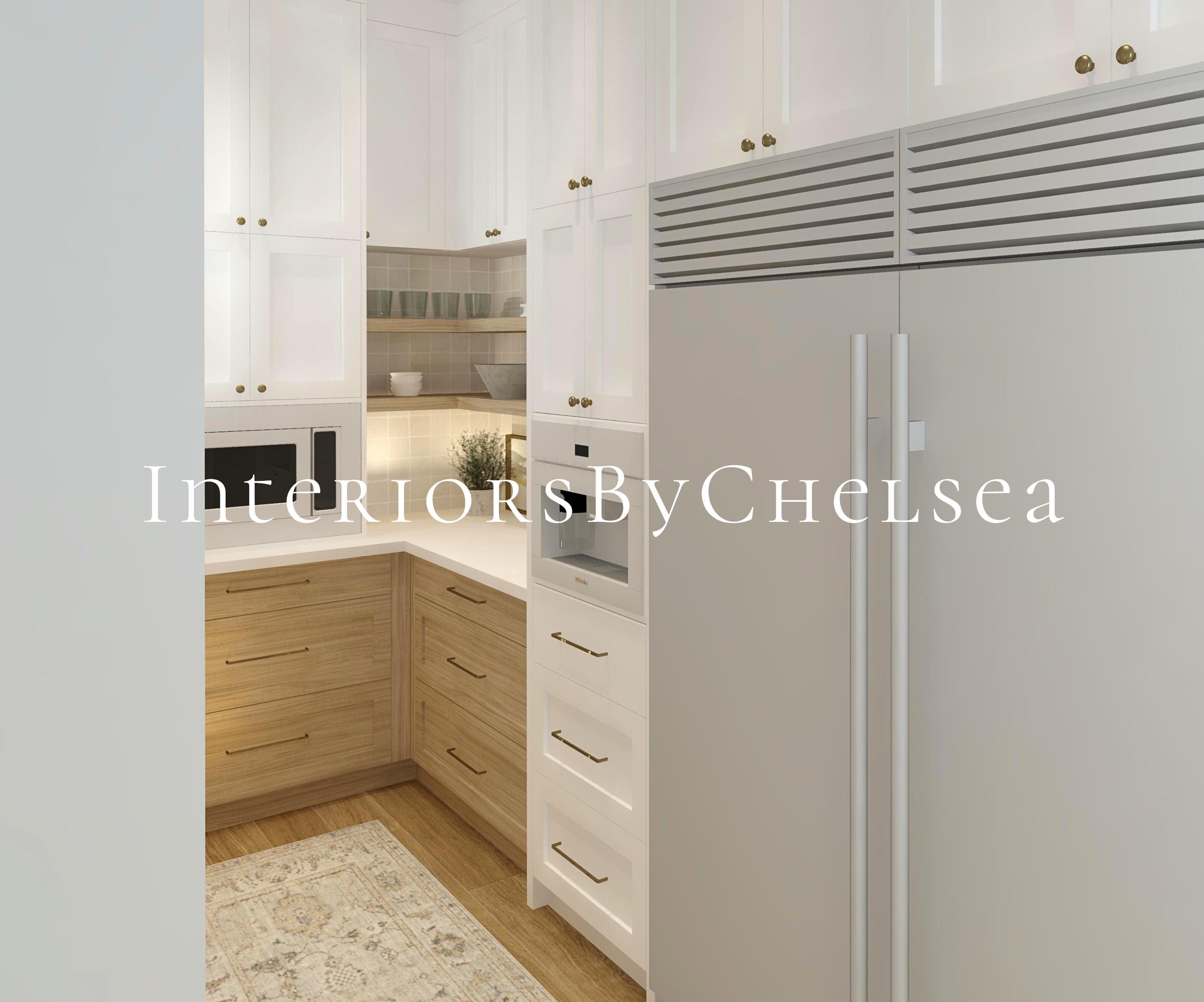 Custom Pantry Interior Design, Pantry 3D Render Realistic, Pantry ...