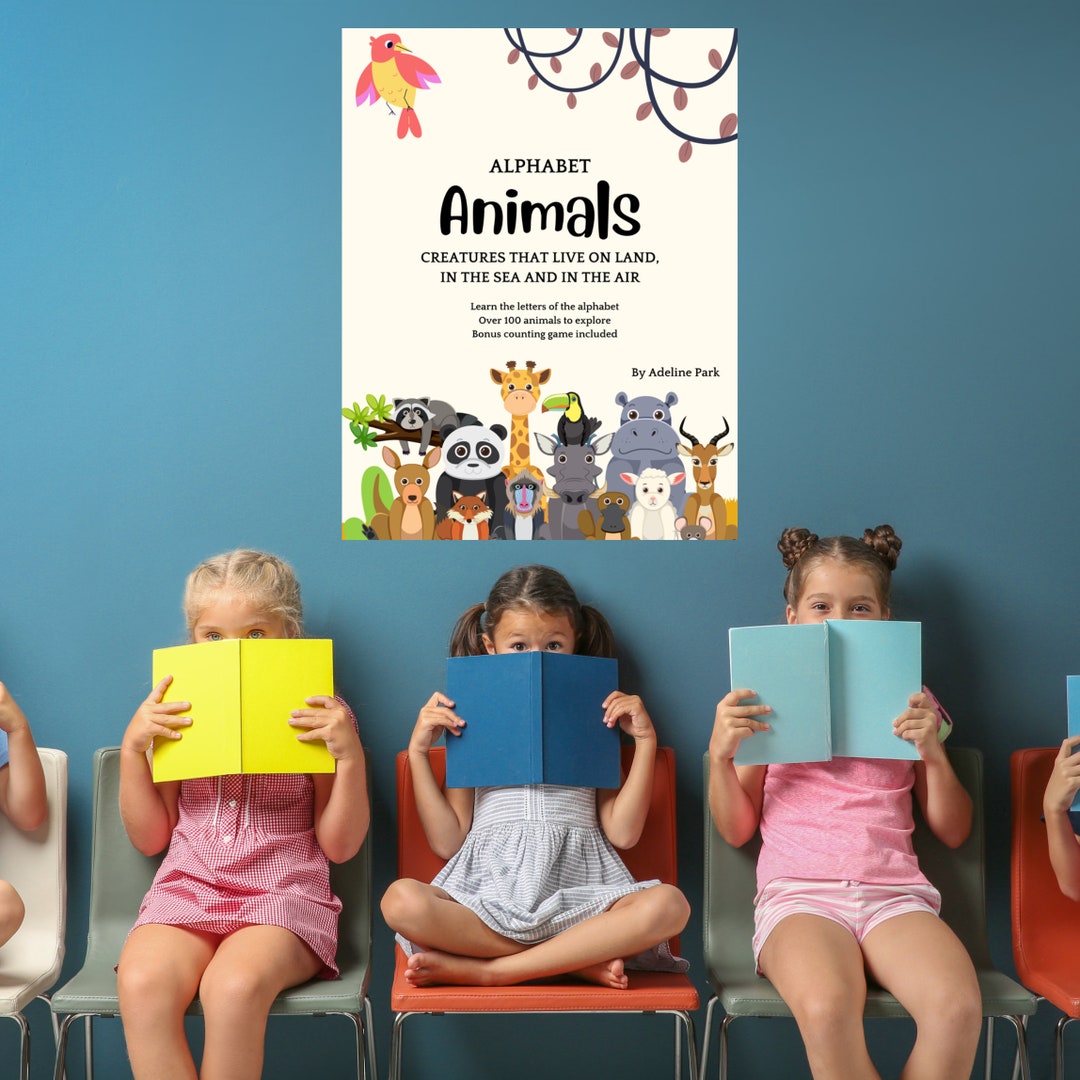 Alphabet Animals ABC Book Digital Alphabet Book Educational - Etsy