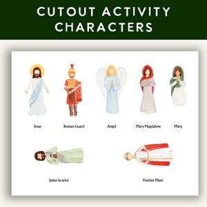 Christian Easter Activity & Scripture Cards, Kids Resurrection Story ...