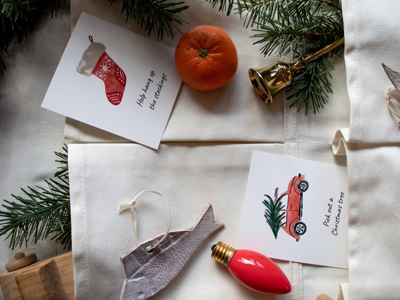 Printable Advent Calendar Cards for Canvas Wall Hanging, Toddler ...