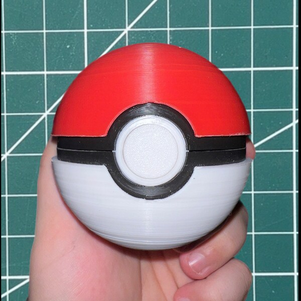3d Printed Pokeball - Etsy