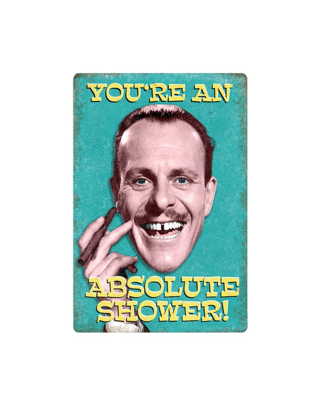 Terry Thomas You're an Absolute Shower Metal Wall Sign ,funny, Vintage ...