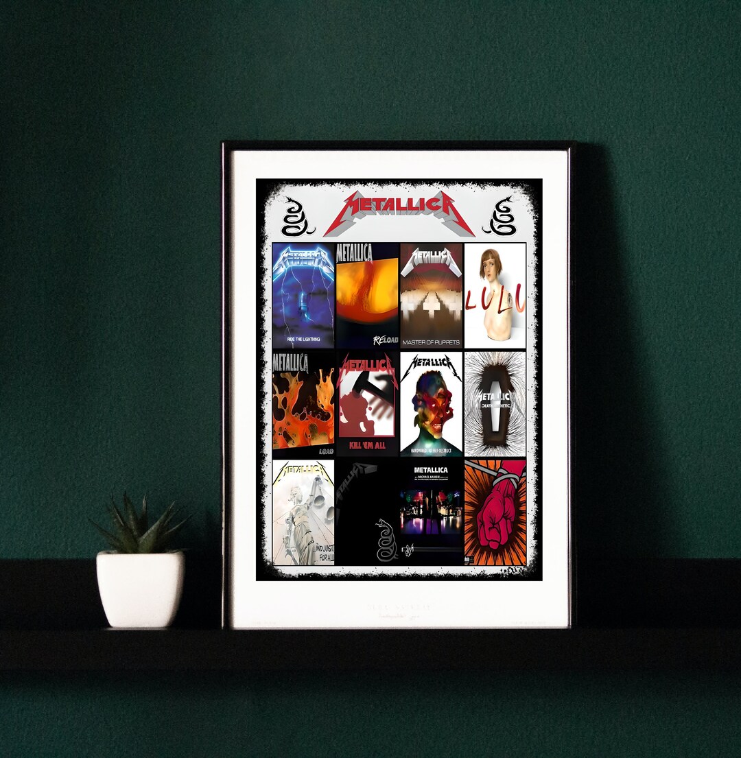 Metallica Vintage Style Metal Sign Collection,rock,heavy Metal,rock ...