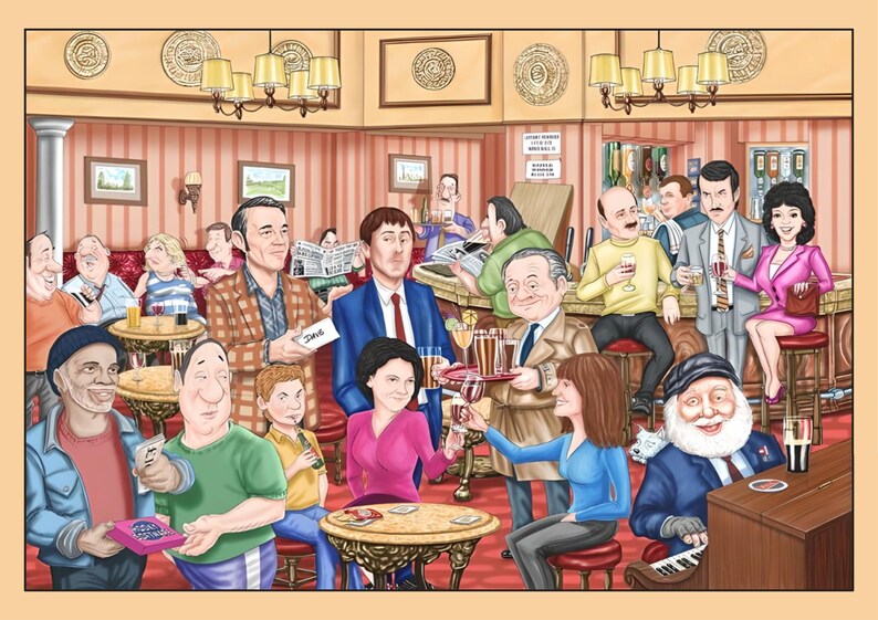 Only Fools and Horses Digital Download Vintage Poster,delboy Trigger ...