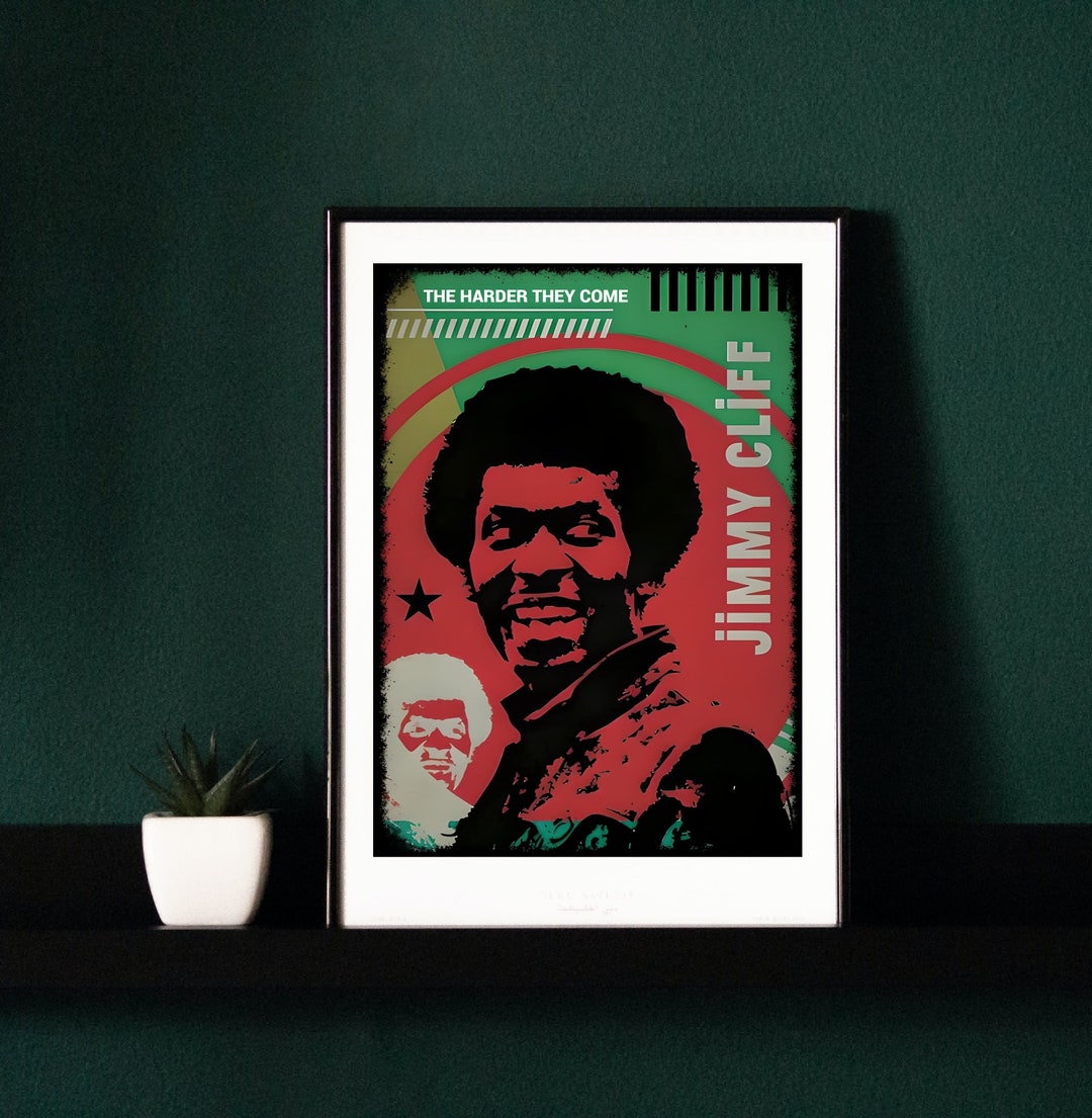 Jimmy Cliff 1 Minimalist Digital Poster High-quality Reggae Icon Print ...