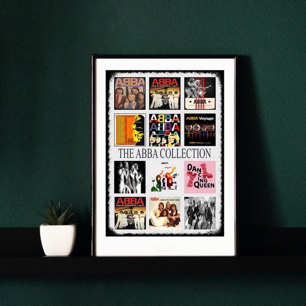 Abba Poster - Etsy