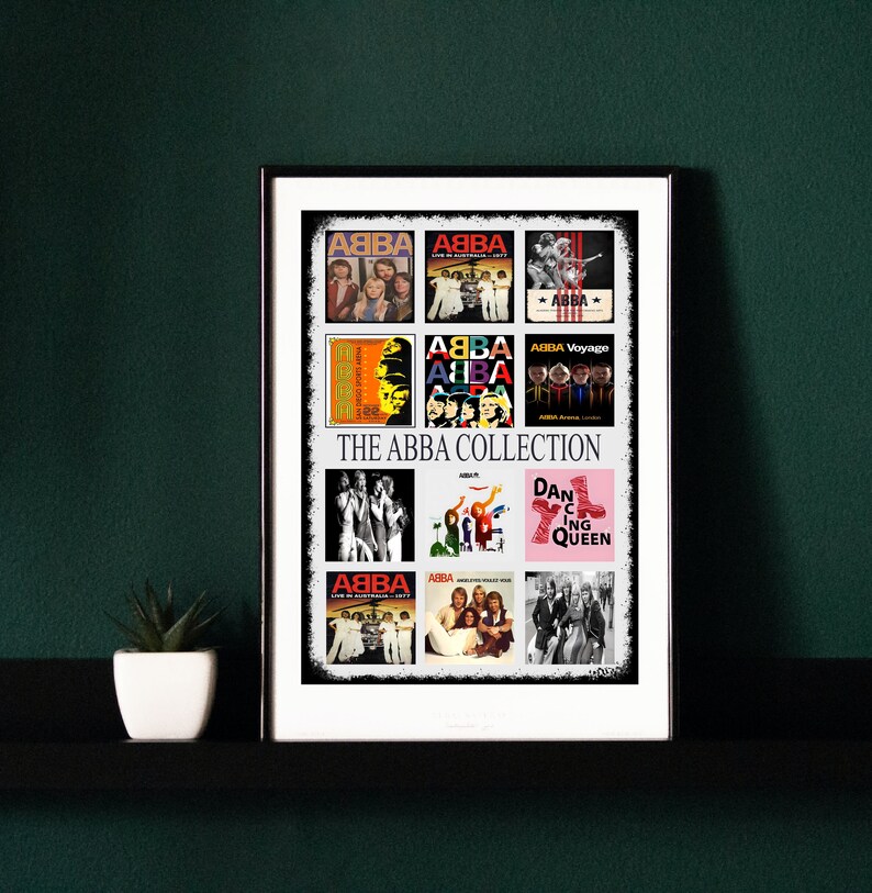 Abba Vintage Style Metal Sign Collection,rock,heavy Metal,rock Bands ...