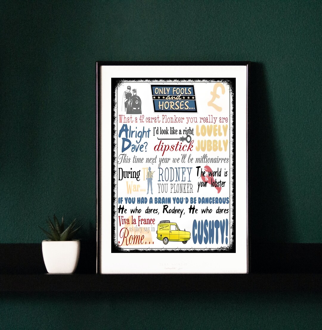 Metal Wall Sign Only Fools and Horses, Nags Head Peckham Vintage,garage ...